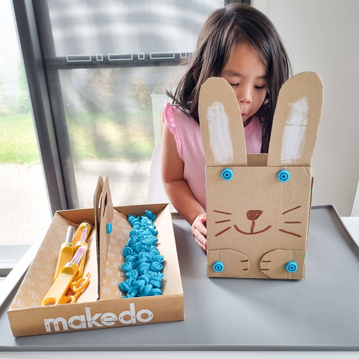 Easter Crafting with Makedo: Bunnies, Baskets, and Bonnets from Cardbo ...