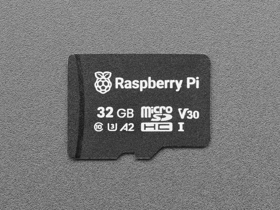 Official Raspberry Pi A2-Class microSD Card - 32GB Blank — Little Bird