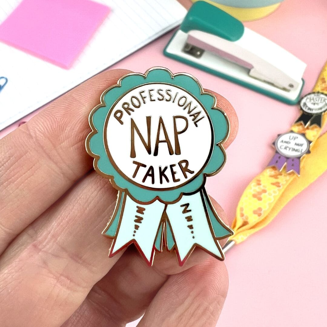 Professional Nap Taker Award Lapel Pin — Little Bird