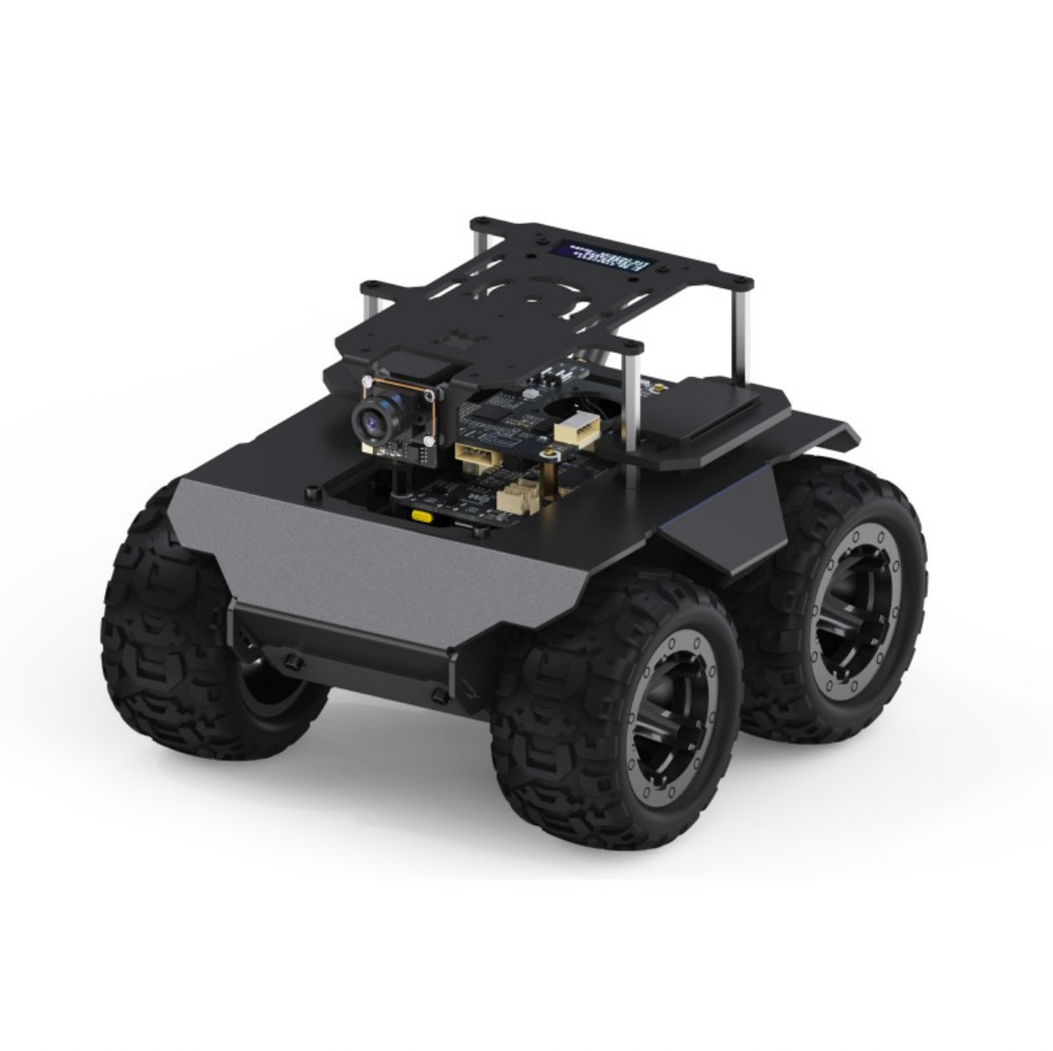 RaspRover 4WD AI Robot for Raspberry Pi 5 – Dual Controllers, Metal Bo ...