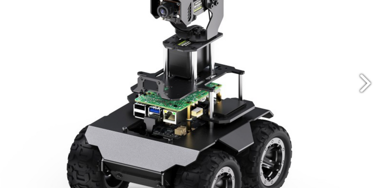 RaspRover Open-source 4WD AI Robot, Dual controllers, All-metal Body ...
