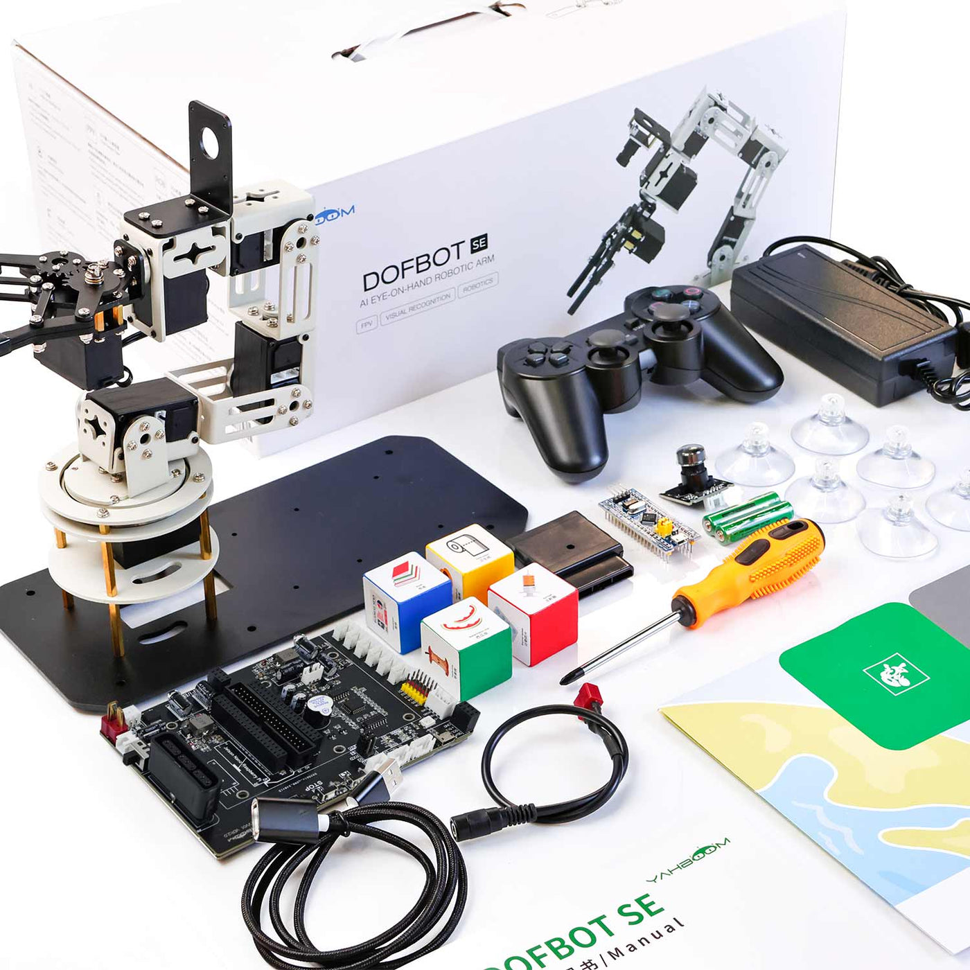 DOFBOT SE AI Vision Robotic Arm with ROS Python Programming (Virtual M — Little Bird