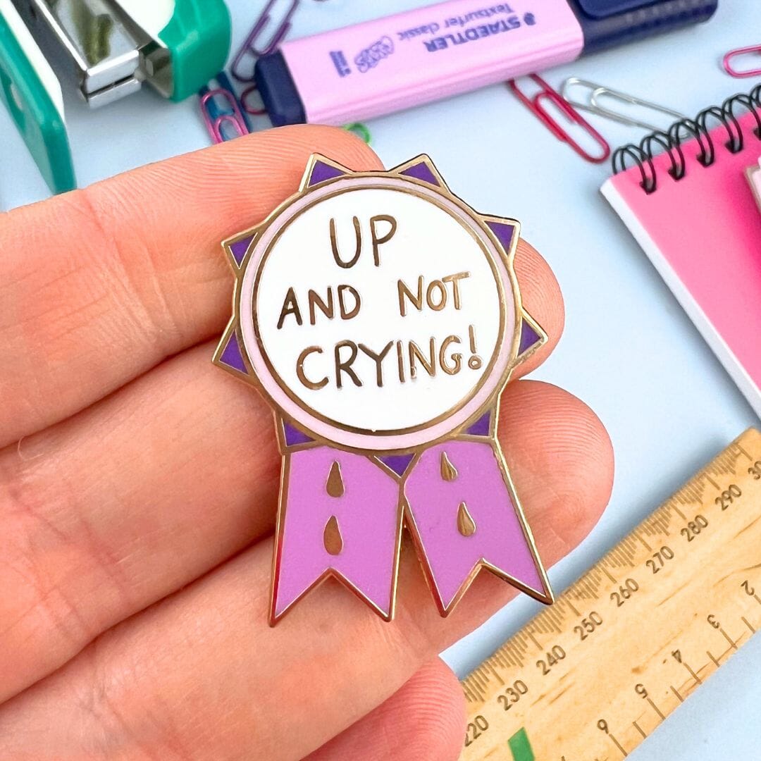 Up And Not Crying Award Lapel Pin — Little Bird