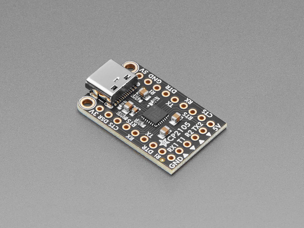 Adafruit CP2105 Friend - USB to Dual UART Serial Converters — Little Bird