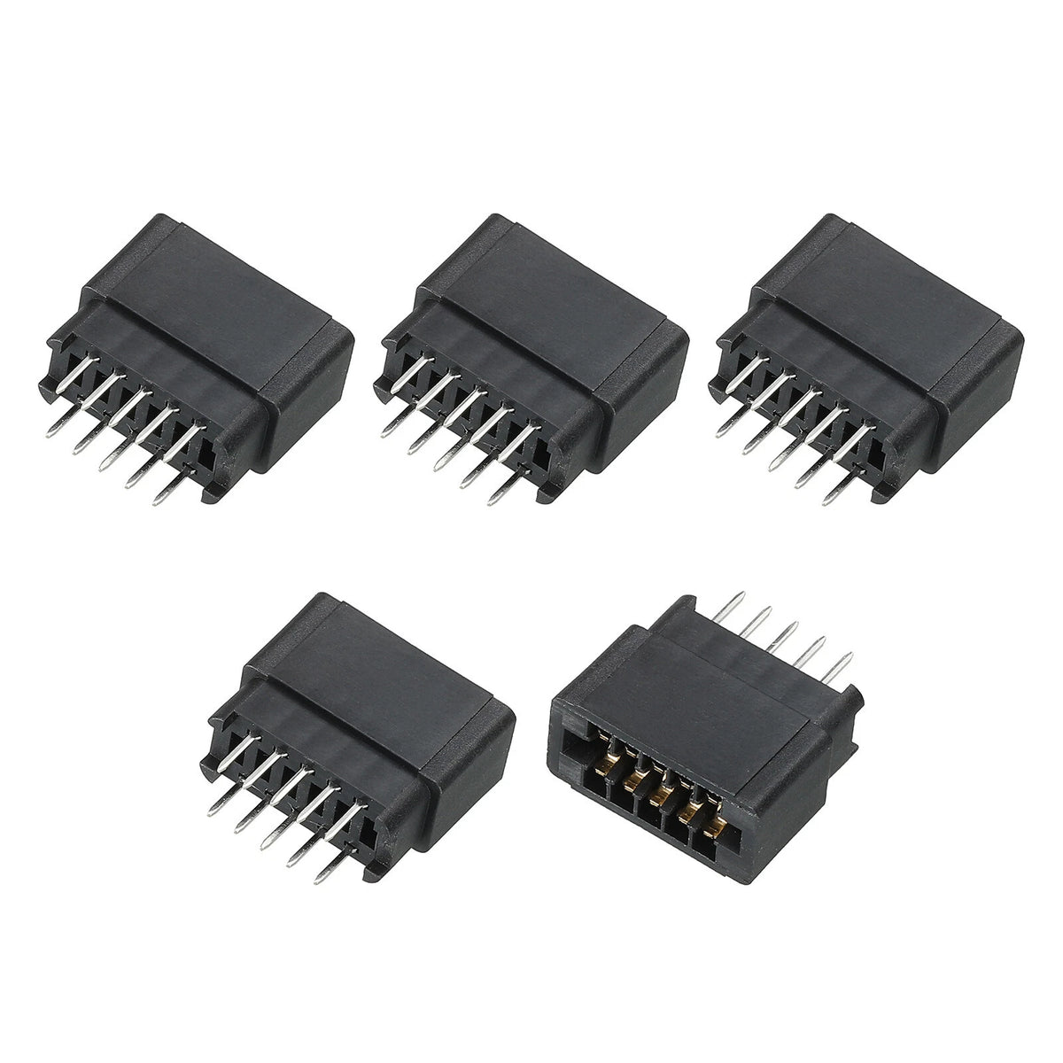 PCB-mount 2x5-Pin Edge Card Connectors - 5 Pack — Little Bird