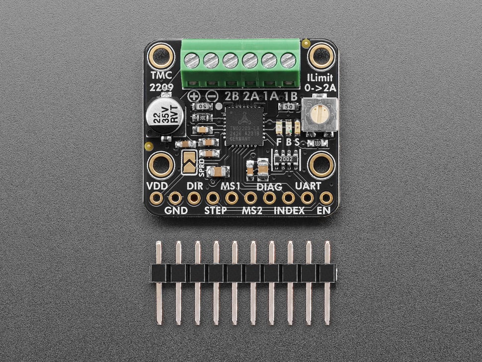 Adafruit TMC2209 Stepper Motor Driver Breakout Board — Little Bird