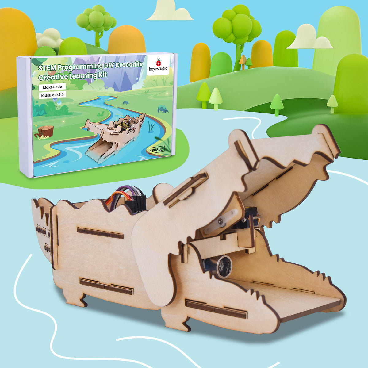 Crocodile Creative Learning Kit for Micro:bit — Little Bird