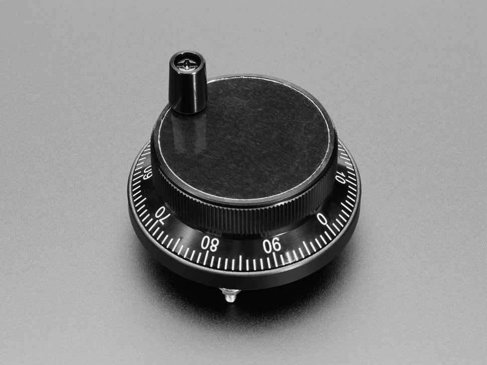 CNC Rotary Encoder - 100 Pulses per Rotation - 60mm Black — Little Bird