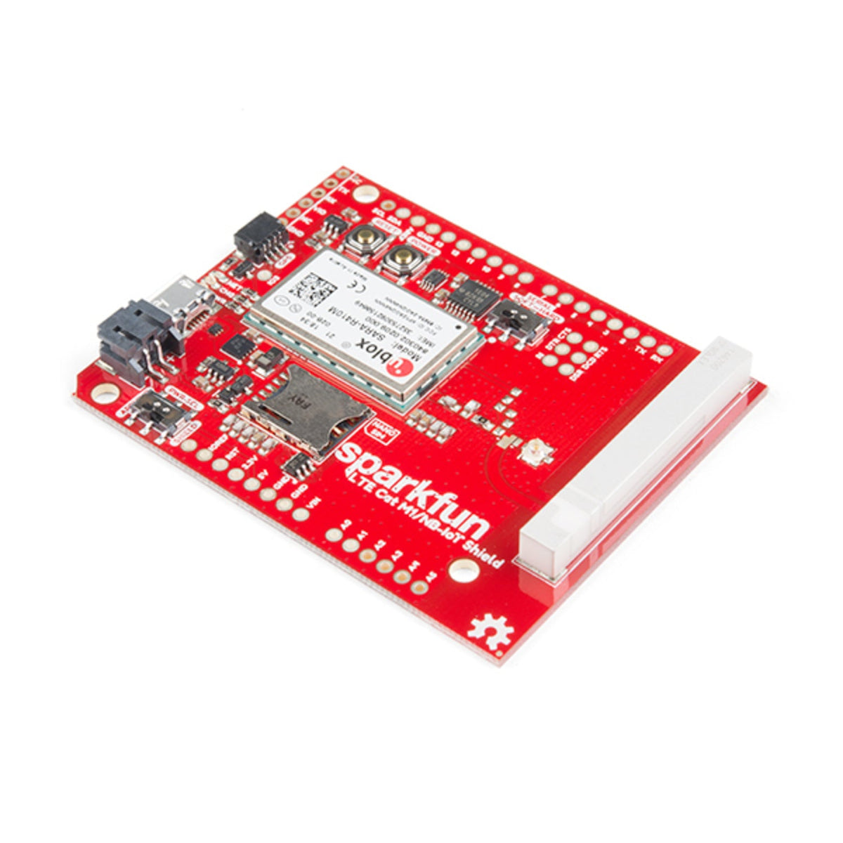SparkFun LTE CAT M1/NB-IoT Shield - SARA-R4 (with Hologram SIM Card) — Little Bird