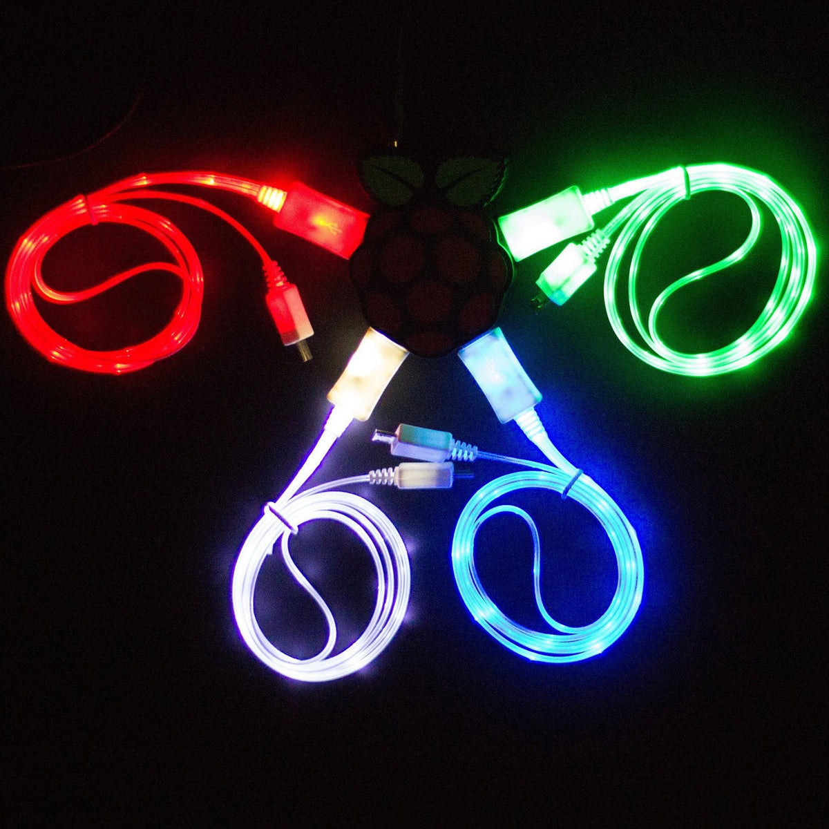 Glowing USB cable - varied colours — Little Bird