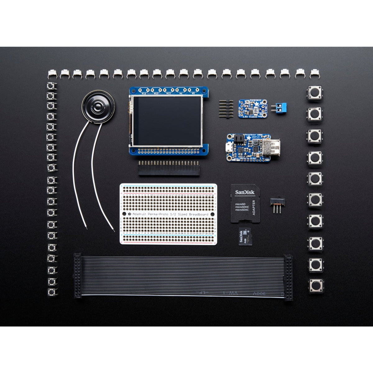 Pocket PiGRRL Pack Build your own Pi Game Emulator! [CASE + PI NOT INC — Little Bird