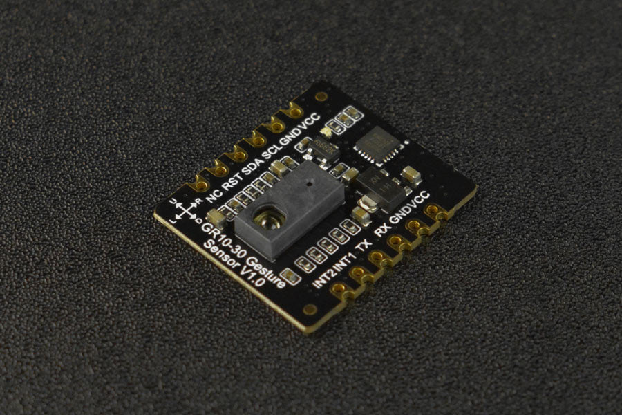 Fermion: GR10-30 Gesture Sensor (Breakout, UART & I2C, 12 Gestures, 0 ...
