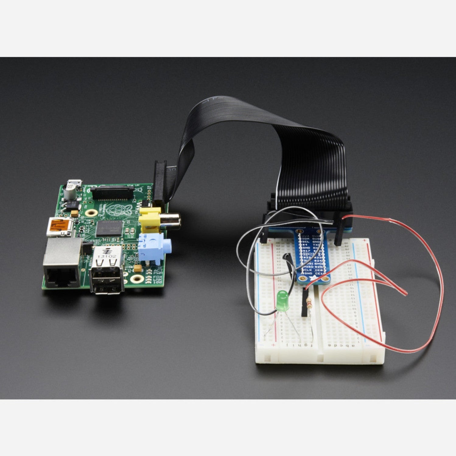 Adafruit Assembled Pi T-Cobbler Breakout for Raspberry Pi — Little Bird