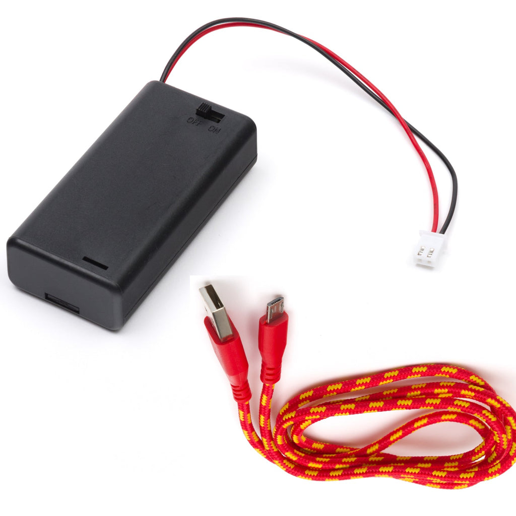 Micro:bit Battery Packs and Cases — Little Bird