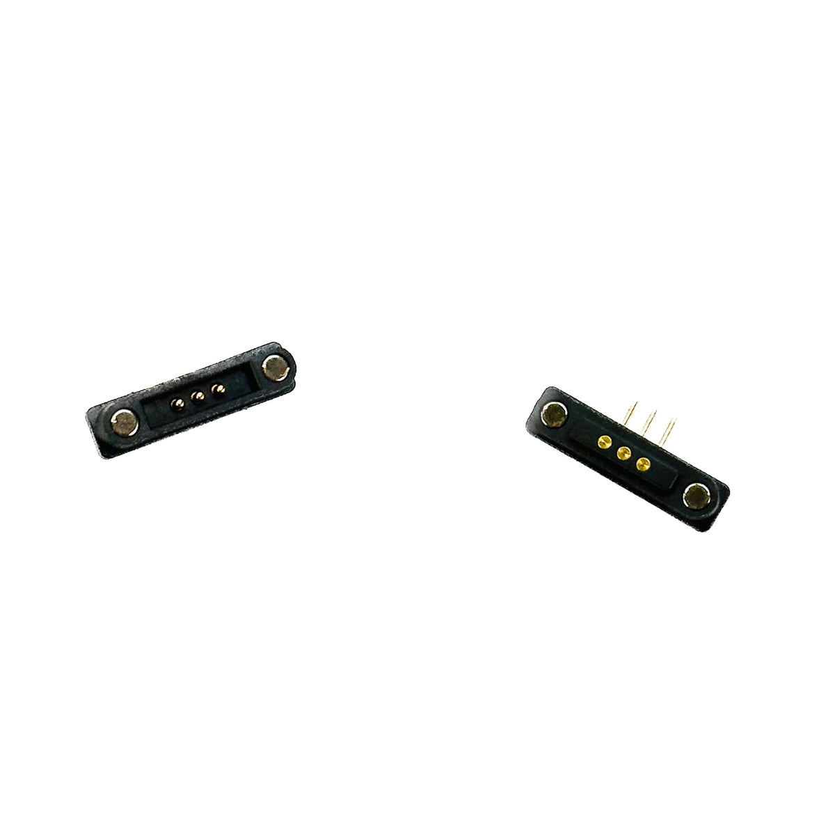 Magnetic Pogo Pin Connector 3 Pin Right Angle Pair — Little Bird